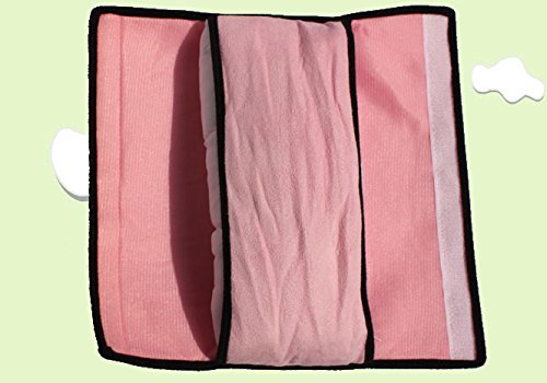 Colorsheng 2 pcs Auto Pillow Car Safety Belt Protect, Shoulder Pad, Adjust Vehicle Seat Belt Cushion for Kids (Grey,Pink)