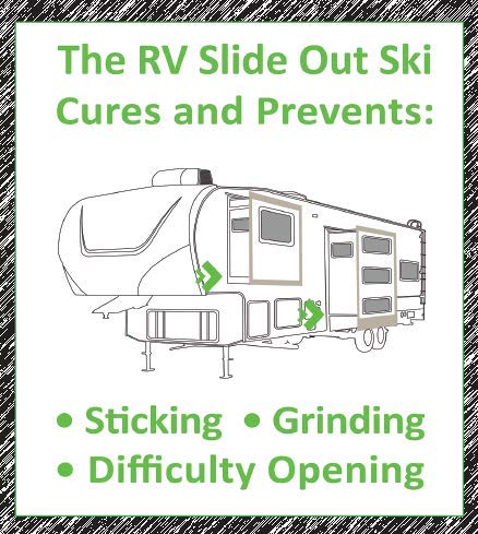 S.RECREATION Duo 028102D-AFT RV Slide Out Ski Easy Slide System - 6" x 53", Pack of 2
