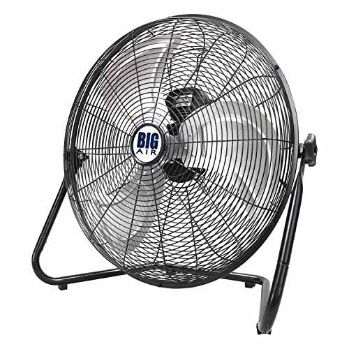 Big Air | Industrial Grade Air Circulator for Garage, Shop, Home, Barn Use (20" Floor Fan)