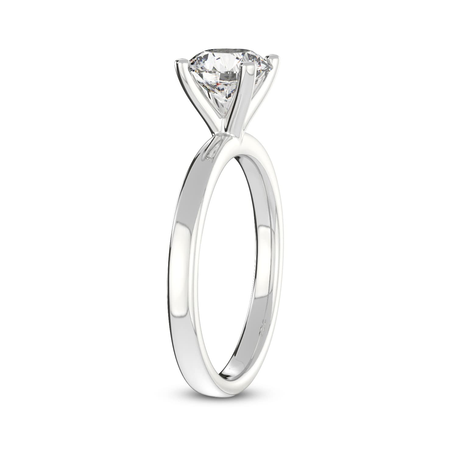 3 cttw | IGI Certified Oval Shape Lab Grown Diamond Engagement Ring | 14K Or 18K in White,Yellow,Rose Gold | Four-Prong Solitaire Diamond Engagement Ring | FG-VS1-VS2 Quality | Friendly Diamonds