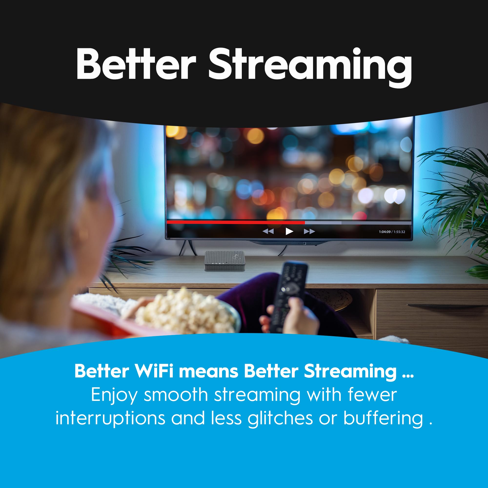 Hitron Bonded MoCA 2.5 Adapter (2-Pack) | 1 Gbps Ethernet, 2.5 Gbps Over existing Coax Cable | Ideal Backbone for Mesh WiFi, Streaming and Gaming | 2 HTEM4 Adapters in Kit