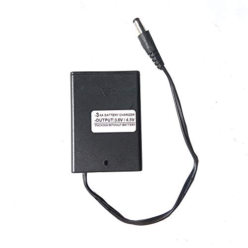 Multiple Models,USB Female Socket/DC 5.5 x 2.1 mm Plug 8 AA - 12 Volt / 6 AA - 9 V / 4 AA - 6 V / 3 AA - 4.5 V /2AA - 3 V Battery Charger Case Holder,with On Off Switch (DC-3AA-4.5V)