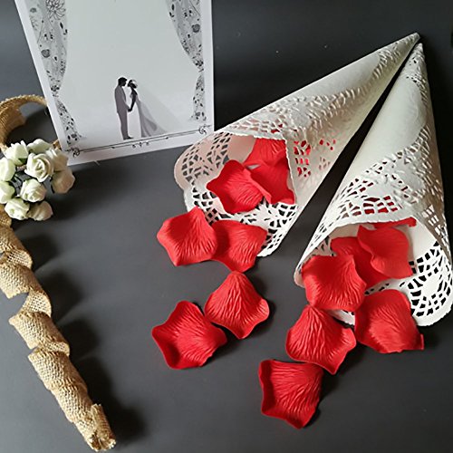 DECORA 180 Pieces White Round Paper Lace Doilies for Party or Wedding Tablewear Decoration 6.5inch,8.5inch,10.5inch
