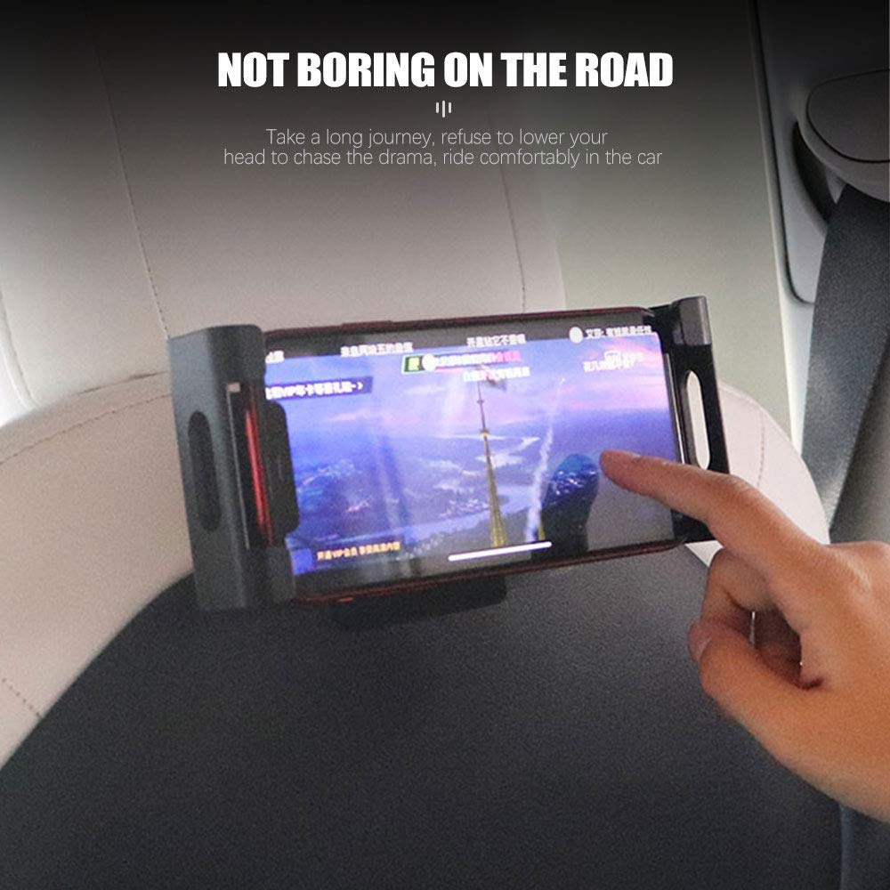 SPEEDPARK for Tesla Accessories Model 3/Y Car Headrest Mount,Angle Adjustable Headrest Mount,Universal Tablet Holder Phone for Car Backseat,for 6.3" to 10.5" iPad/Tablet/Smartphone/Nintendo Switch