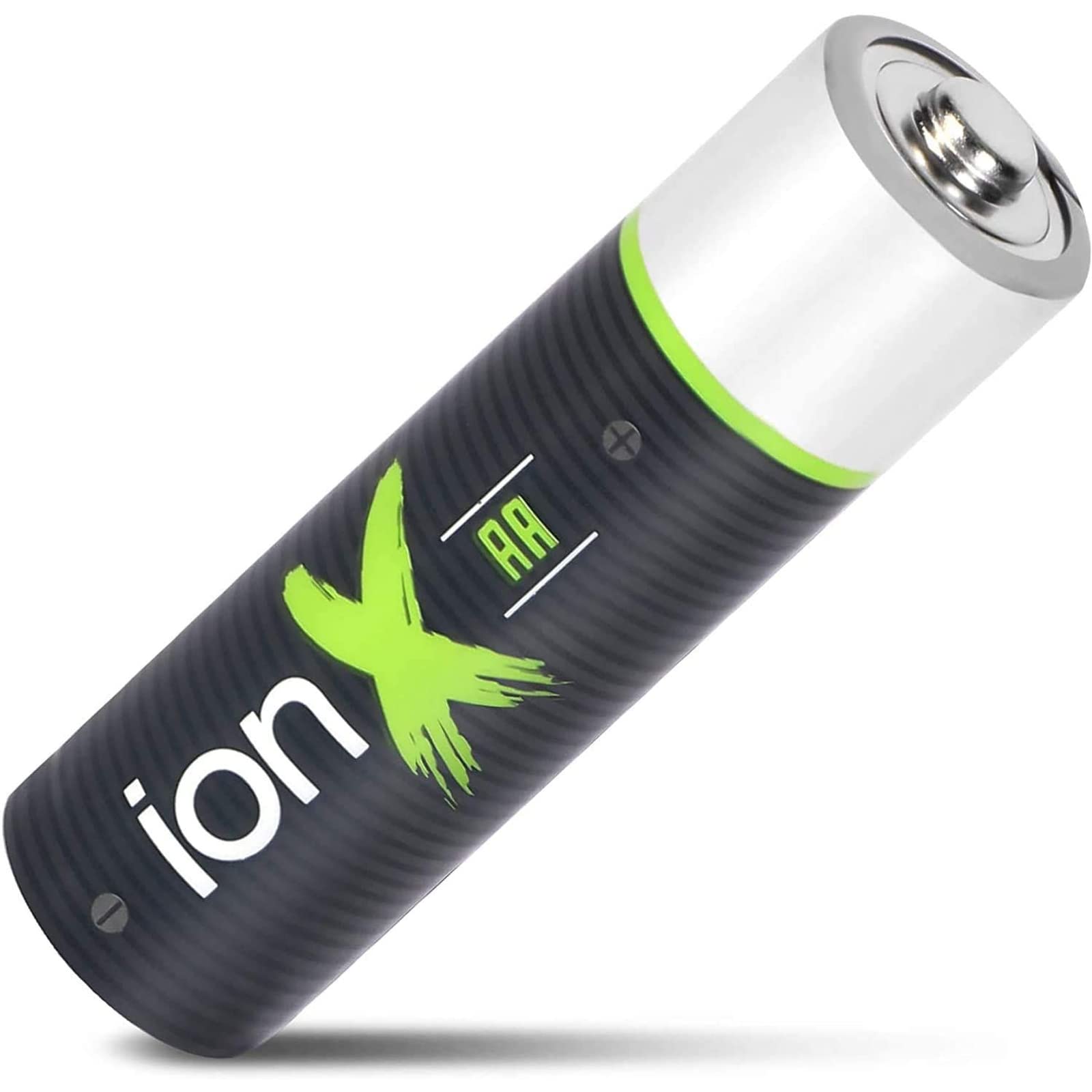 ionX Premium Batteries - 24 AA and 24 AAA Batteries, High Performance Alkaline 1.5 Volt Battery Set in Durable Reusable Plastic Storage Case