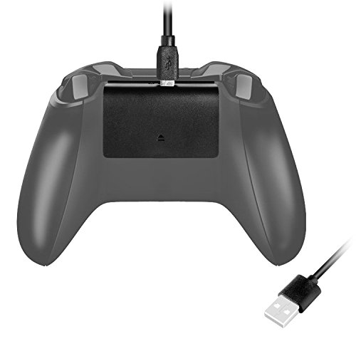 2 Xbox One Controller Rechargeable Battery Packs w/ USB Charging Cable, Play & Charge Kit