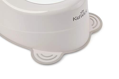 KID WICK Snail Potty Training Seat with Steady, Anti-Slip Design and Closeable Lid, Comfortable and Supportive Trainer for Boys and Girls,Improved Stability for Small Toddlers,BPA Free,Grey - KU040402