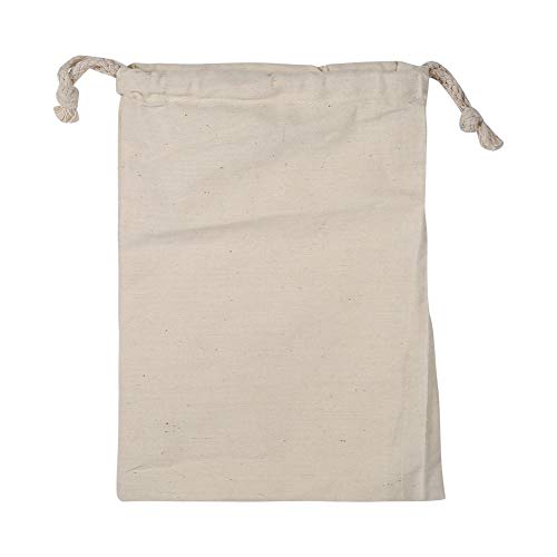 Cotton Laundry Bag, 100% Heavy Duty Large Laundry Bag Canvas Laundry Bags with Drawstring 4 Sizes Large Capacity for Laundry, Storage Save Space Make Your House Keep Neat(3040cm)