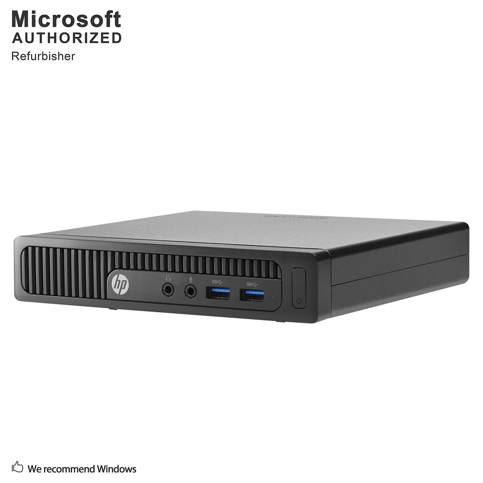 HP EliteDesk 705 G2 Desktop Mini Computer PC, AMD A8 PRO-8600B Quad Core up to 3.0 GHz, 16G DDR3L, 500G, WiFi, Bluetooth, Windows 10 Pro 64 Bit-Supports English/Spanish/French (Renewed)