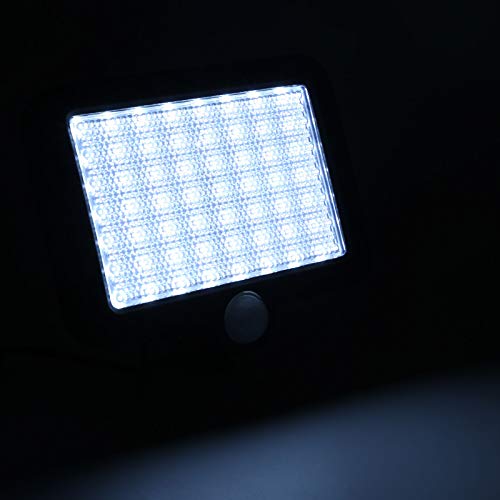 Asixxsix Garden Lamp, Solar ABS Energy Saving Outdoor LED Light, for Garages Home Garden Walls Paths Courtyards