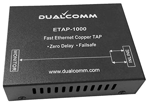 Dualcomm ETAP-1000 Zero-Delay Fast Ethernet Copper Tap