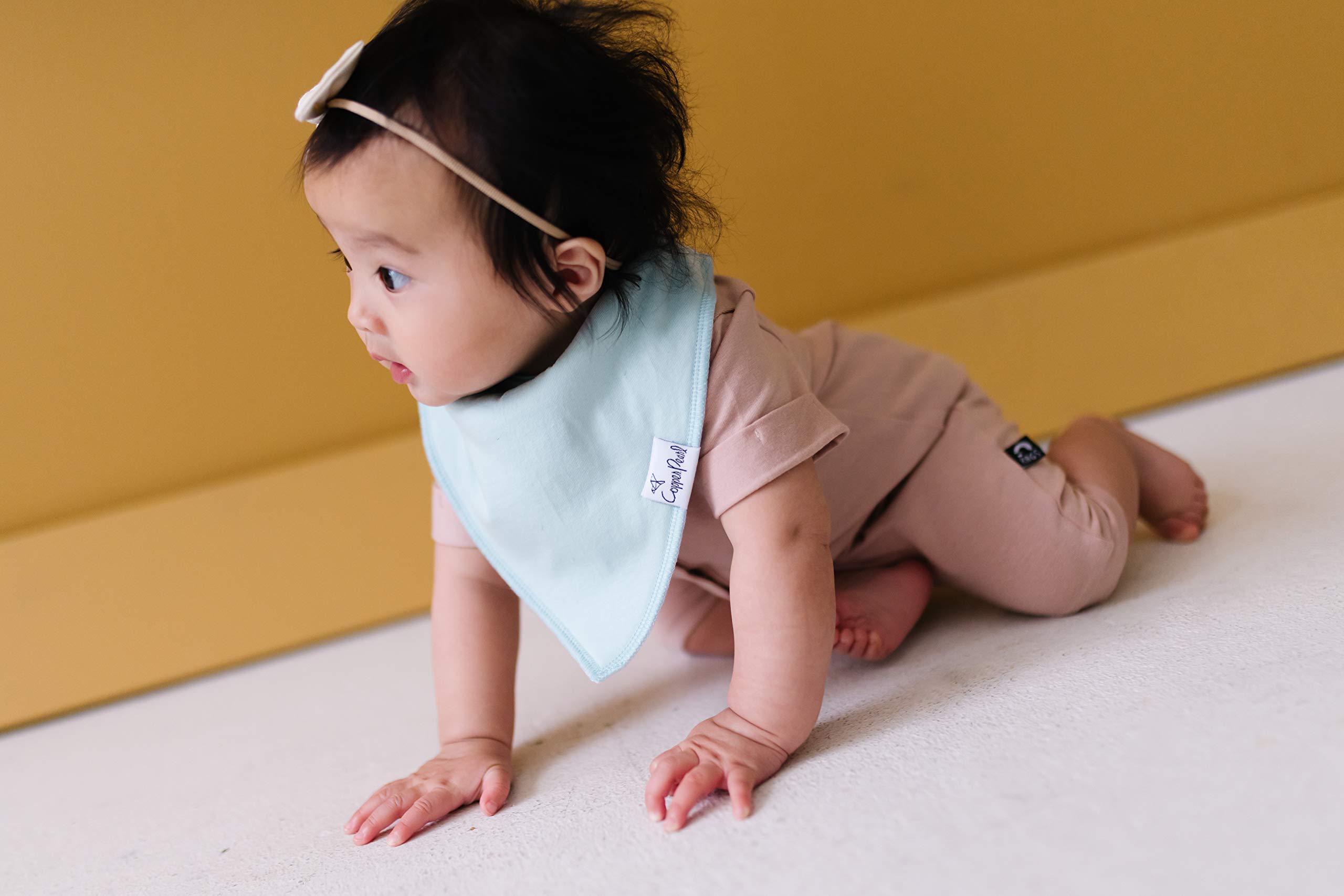 Copper Pearl Baby Bandana Drool Bibs for Drooling and Teething 4 Pack Gift Set Aussie