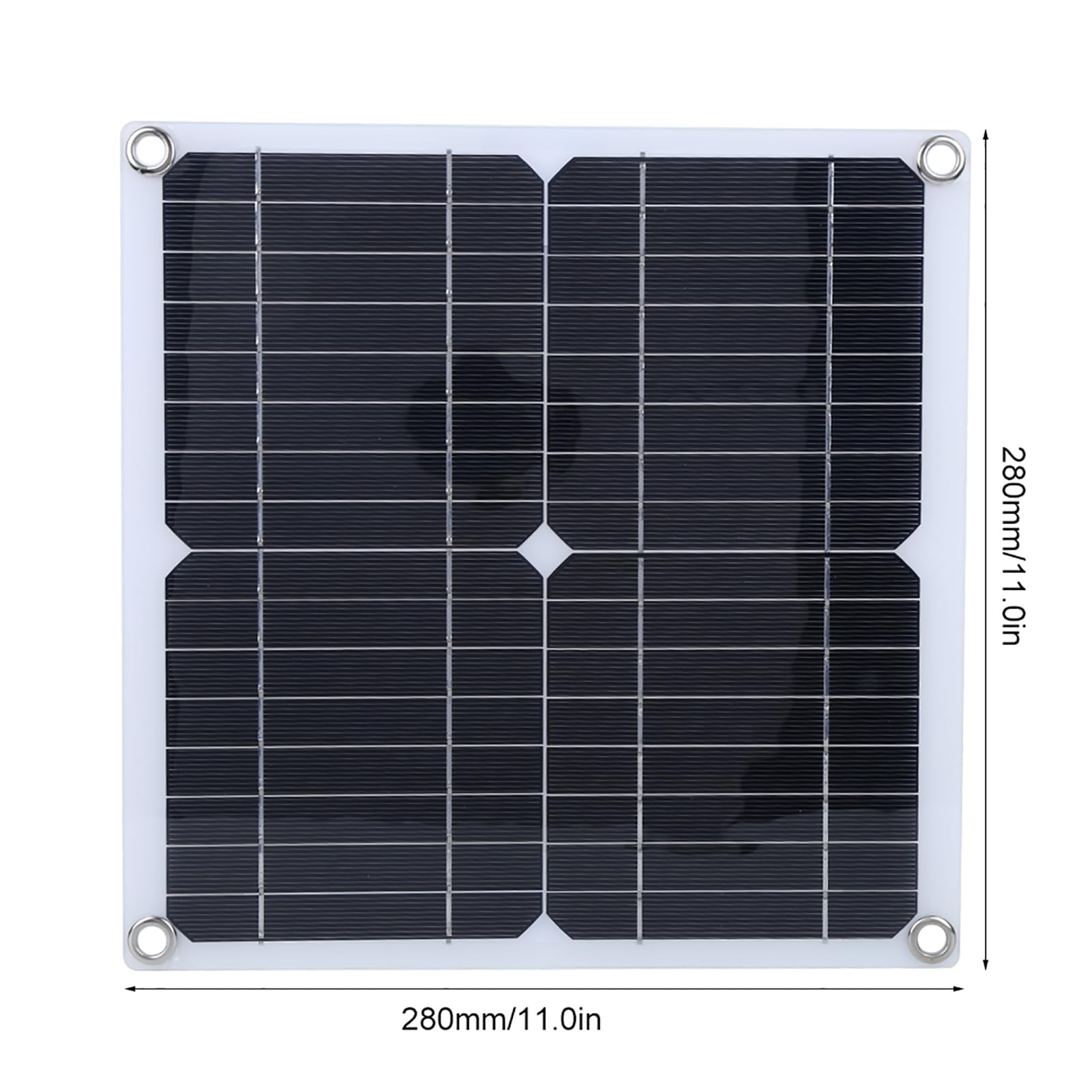 15W Waterproof Monocrystalline Silicon Solar Panel Board for Outdoor Travel Camping - Portable Solar Power Module for Efficient Outdoor Charging