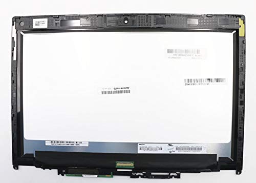 FRU:01HY615 12.5" FHD 1920x1080 LCD Panel LED Touch Screen Display with Bezel Frame Assembly for Lenovo Thinkpad Yoga