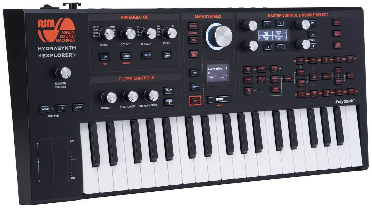 ASM Hydrasynth Explorer 37-Key Digital Polyphonic Synthesizer