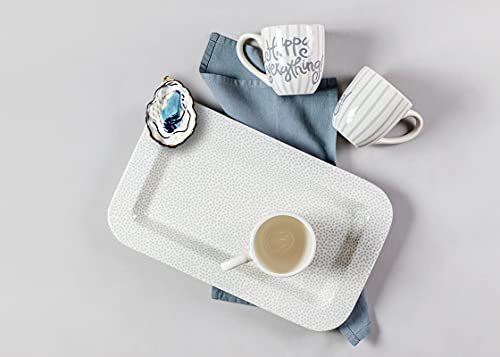 HAPPY EVERYTHING! Stone Small Dot Mini Entertaining Rectangle Platter