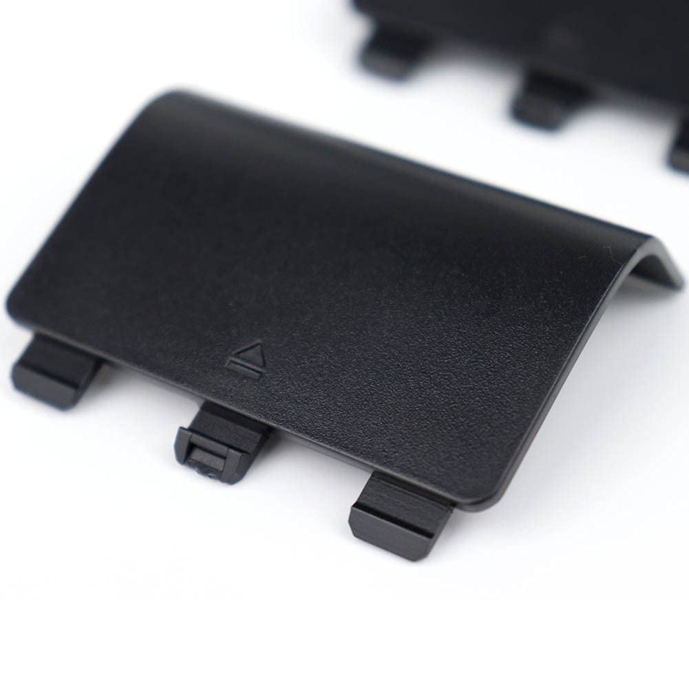 Aosai Battery Cover for Xbox Series X, for Xbox Series S Controller, Replacement Battery Back Door Lid for Xbox Core Controller, Batteries Caps Shell Repair Part for Xbox Series X/S (4Pcs Black)