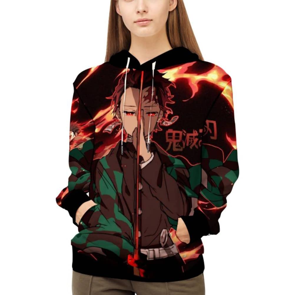 xinsheng kids anime Slayer casual 3D printed pullover toddler spring and autumn hoodie sweatshirt (style 11, 8-9)…