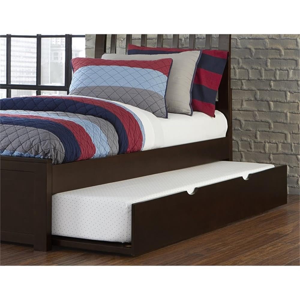 Hillsdale Universal Contemporary Wood Twin Trundle in Brown/Chocolate