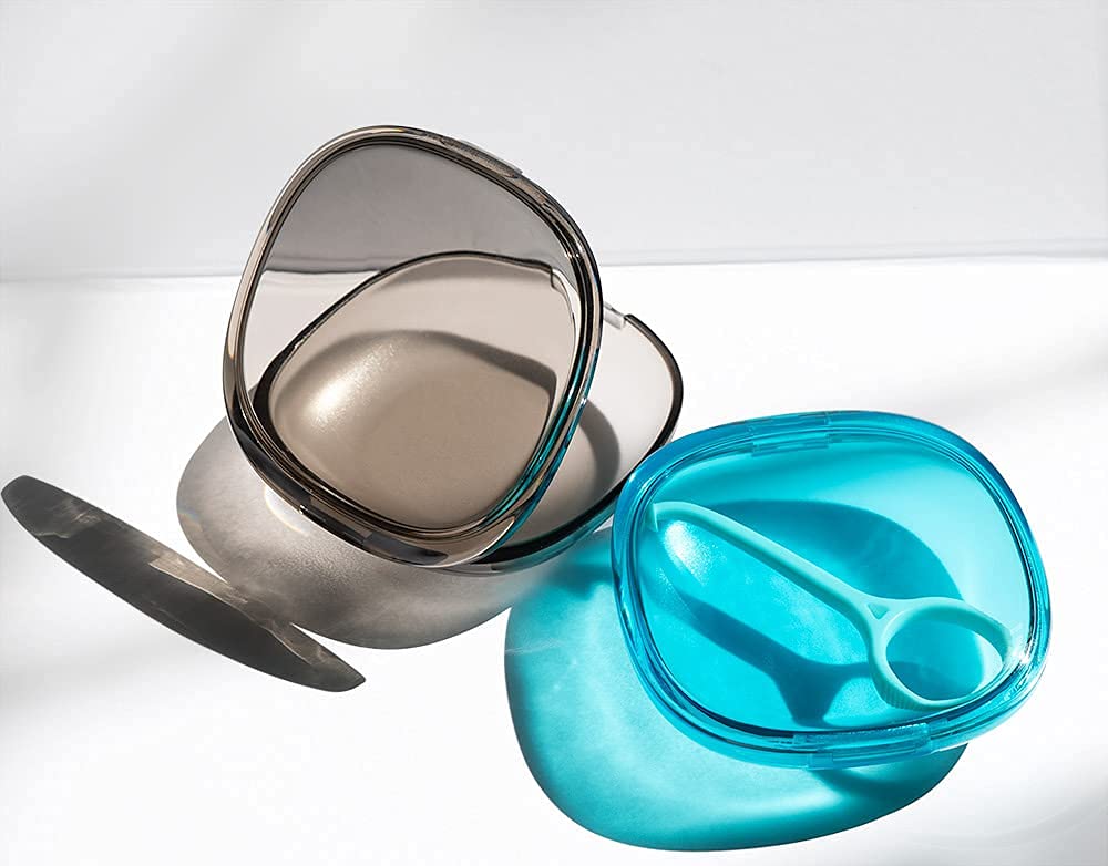 Retainer Case, Orthodontic Retainer Case, Oral care box, Beautiful And Durable, Compact And Easy To Carry (Gray)