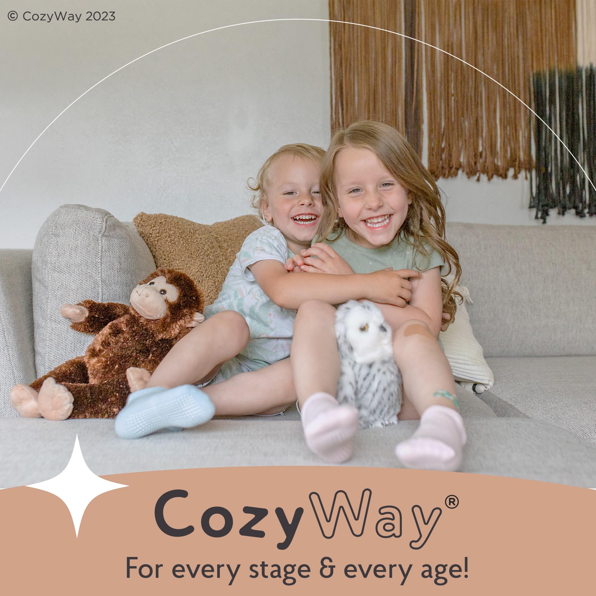 CozyWay Baby Knee High Socks For Baby Girls Infant 0-6 Months 3-3 Pack