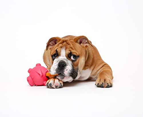 Hartz Tuff Stuff Treat Hogging Piglet Dog Toy Treat Dispenser for Dogs, 1 Count
