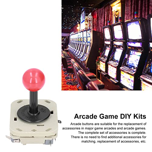 Arcade Joystick, 50 Million Taps Lightweight Portable Comfortable Grip Simple Operation Arcade Buttons for Household for Recreational Machines