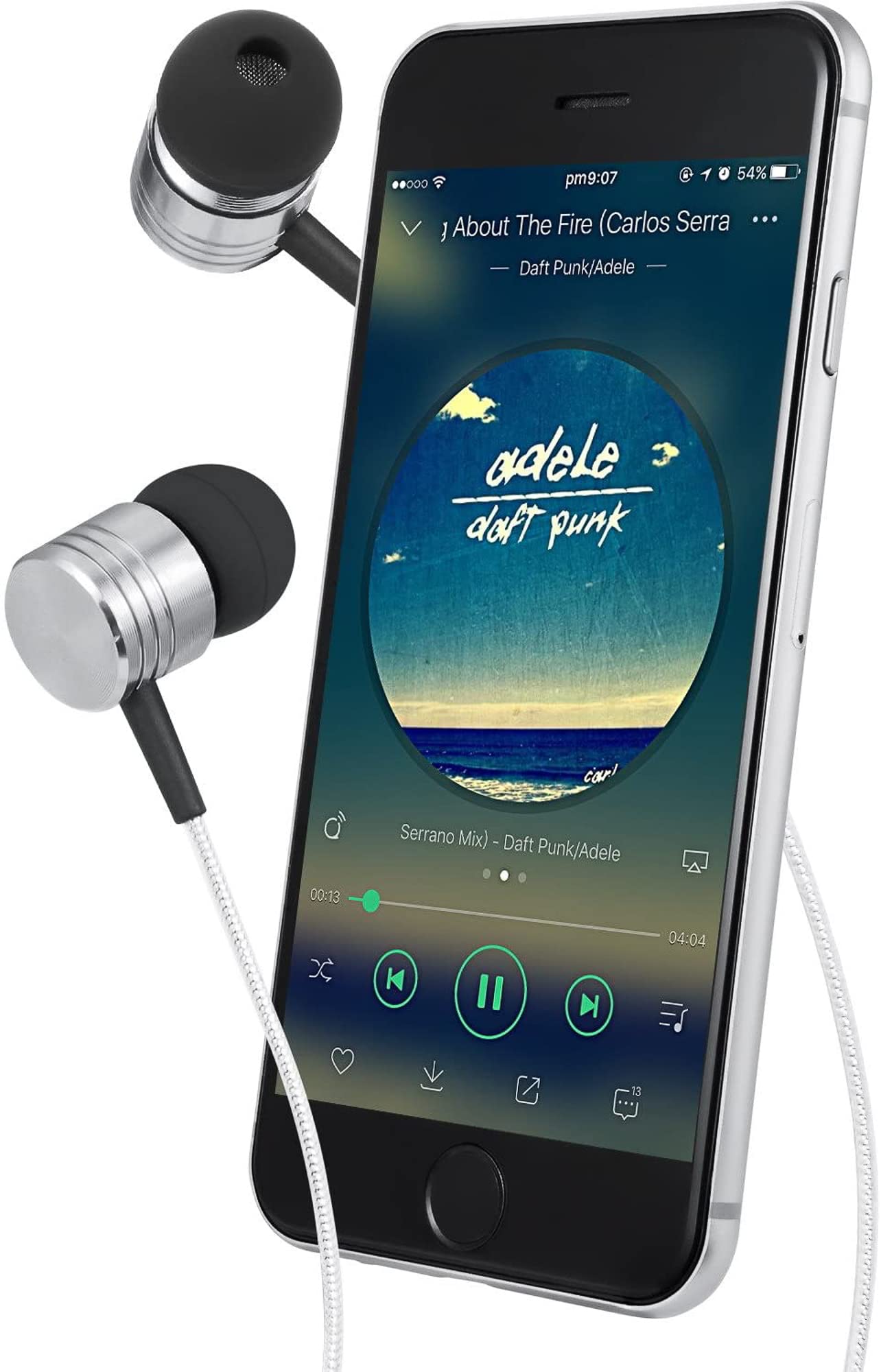 Betron B650 Earphones Wired Headphones in Ear Noise Isolating Earbuds with Microphone and Volume Control Powerful Bass Driven Sound, 10mm Large Drivers