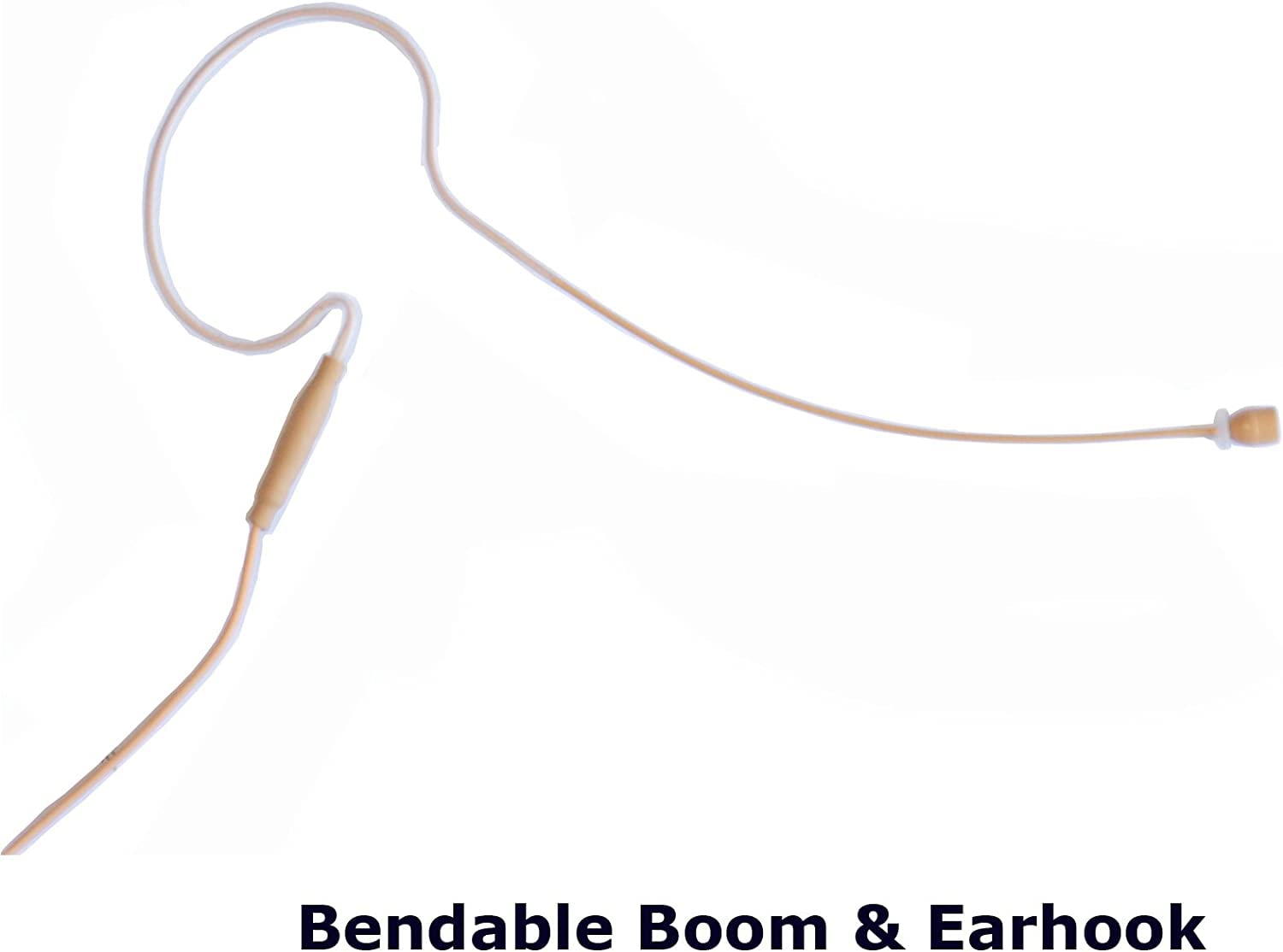 Av Jefes Mini Headset Microphone AVL630Tan-Sh4 Tan Color for Shure (Tan Color)