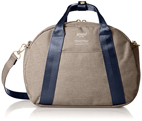 anello(アネロ) Mini Boston Shoulder Bag, Biege