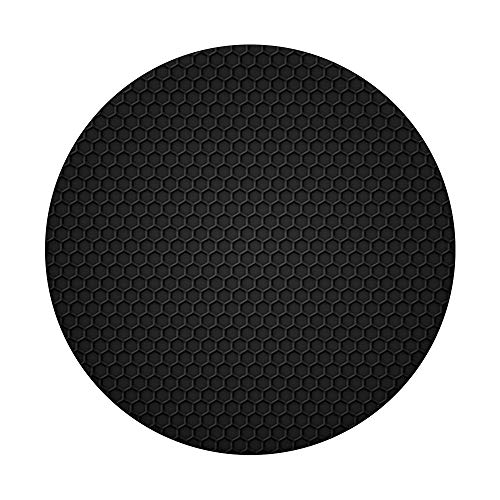 Carbon Fiber Carbon Weave Futuristic Black PopSockets PopGrip: Swappable Grip for Phones & Tablets