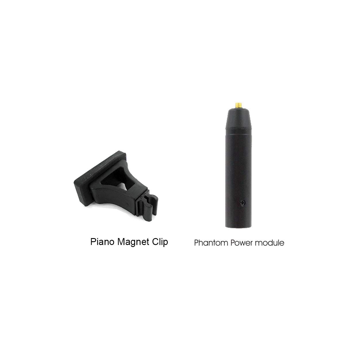 AV-JEFES PMM19B-SH4-PA Piano Clip-On Musical Instrument Microphone for Shure Microphone and Phantom Power Input