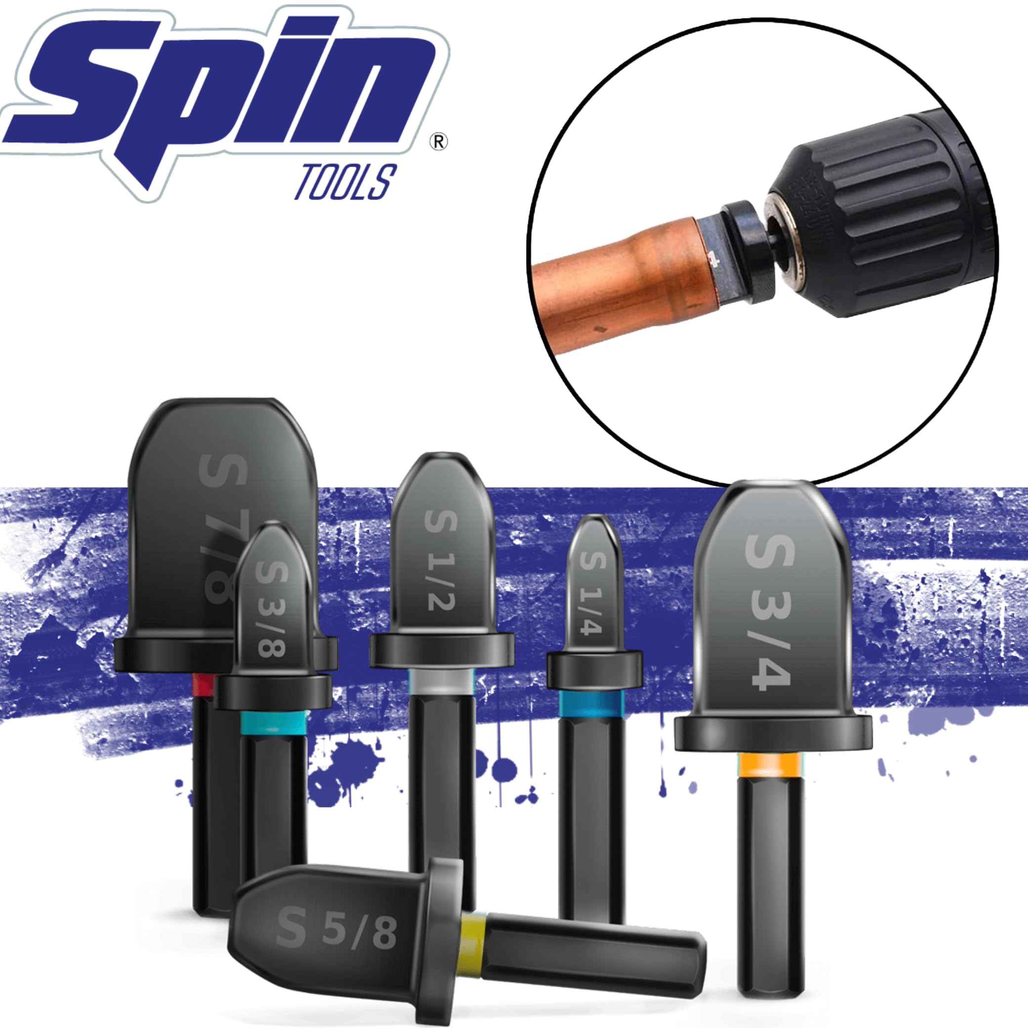 SPIN S1516 Swaging Tool, 5/16-Inch, Individual Hex Drill Bit