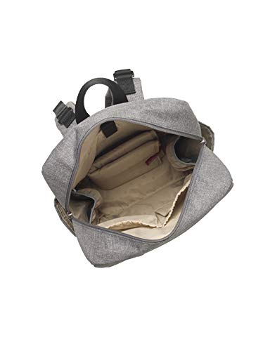 Babymel George Unisex Diaper Backpack in Grey and Black