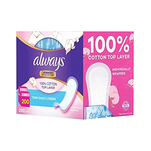 always Advanced Thin Daily Liners (200 Count)