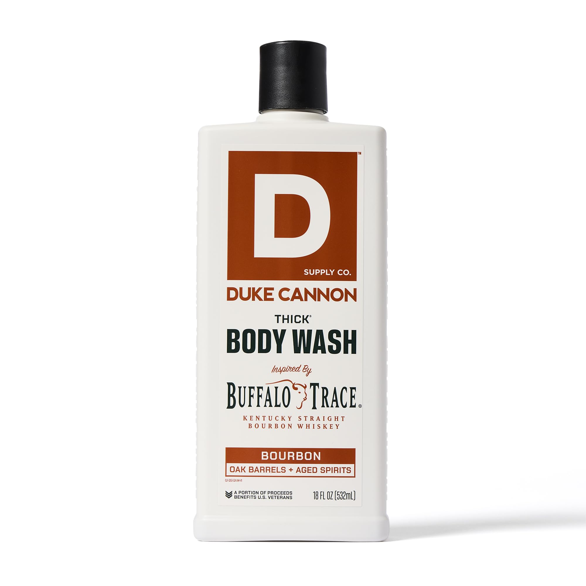 Duke Cannon Supply Co. THICK Body Wash - Accomplishment, Naval Supremacy, Productivity, Old Glory, 17.5 Fl Oz. (Old Variety 4 Pack)