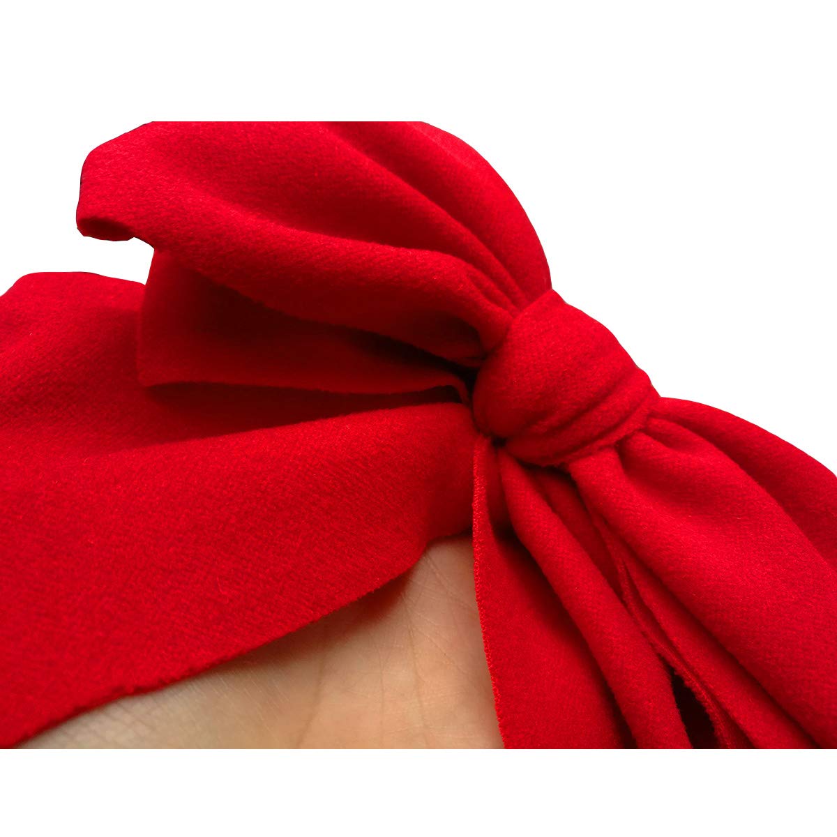 Yili Maizi Baby Turban Toddler Indian hat with Imitation Cashmere Bow Kids Set Baby Cap Ear Hat