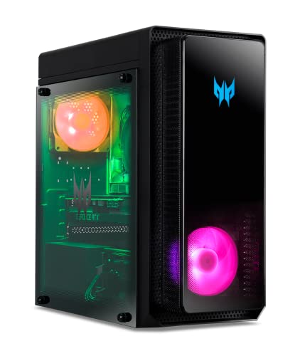 Acer Predator Orion 3000 PO3-650-UB92 Gaming Desktop | 13th Gen Intel Core i7-13700F 16-Core | NVIDIA GeForce RTX 3060 | 16GB DDR5 | 1TB PCIe Gen 4 SSD | Intel Wi-Fi 6E | Keyboard & Mouse,Black