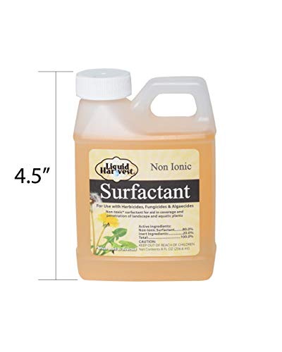 Concentrated Surfactant for Herbicides Non-Ionic 8oz, Increase Product Coverage, Increase Product Penetration, Increase Product Effectiveness