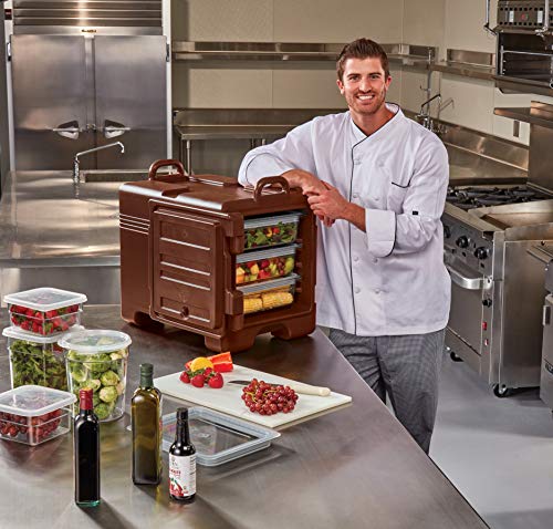 CAMBRO Insulated Food Pan Carrier - Hotbox for Catering & Transport - UPC300 Series (Brown)