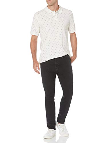 Amazon Essentials Men's Regular-Fit Cotton Pique Polo Shirt, Navy/White, Anchor, XX-Large