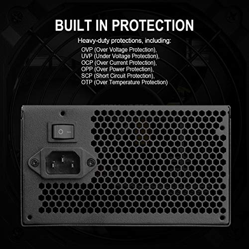 GOLDEN FIELD GPG750 Power Supply 750W Full Modular 80+ Gold Certified Computer PC ATX PSU 5 Years Warranty