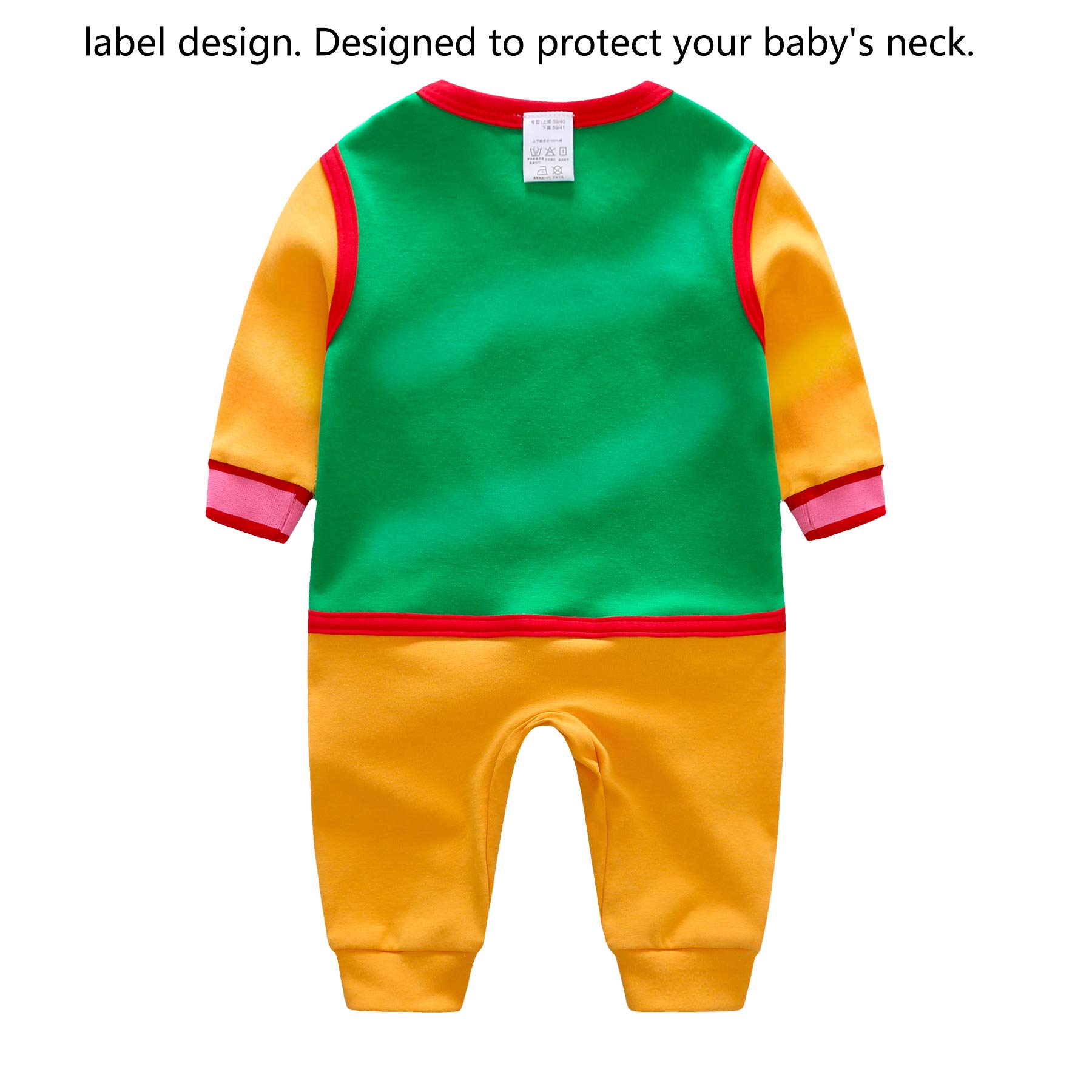 Yierying Newborn Baby Boy Girl Anime Cute Romper Jumpsuit Bodysuit Clothes Outfit Cosplay Playsuit