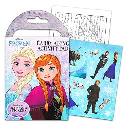 Disney Frozen Backpack and Lunch Box Set for Girls ~ Deluxe 16" Frozen 2 Backpack with Insulated Lunch Bag, Stickers,and More (Frozen School Supplies Bundle)