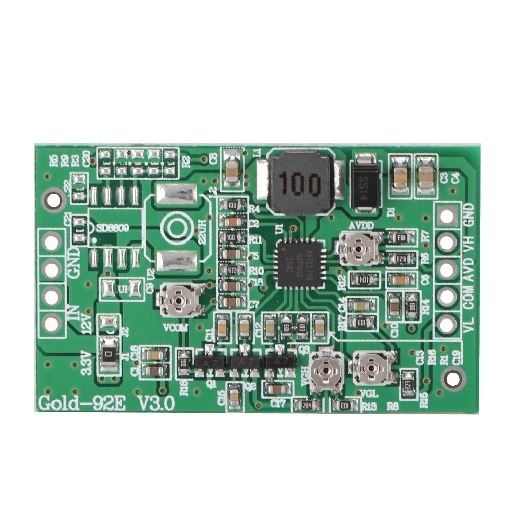 Yosoo Health Gear LCD TCON Board, Boost Board Module LCD TCON Board VGL VGH VCOM AVDD 4 Adjustable Gold-92E Zhide