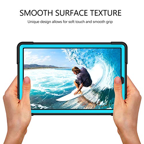 Galaxy Tab S5e 10.5 2019 Case SM-T720/T725 GUAGUA Kickstand Heavy Duty 3 in 1 High Impact Full-Body Rugged Bumper Shockproof Protective Anti-Scratch Case for Samsung Galaxy Tab S5e 2019 Black/Blue
