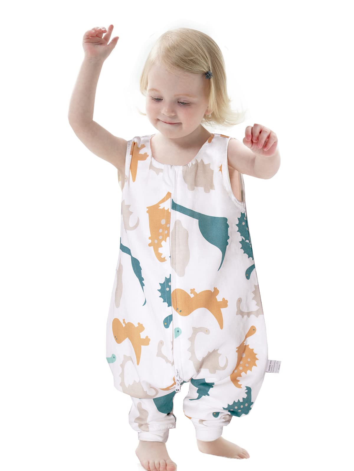 ililmmoe Baby Sleep Sack with Feet Muslin Original Cotton Sleeping Bag Wearable Blankets Non Sleeves 6months-4Y
