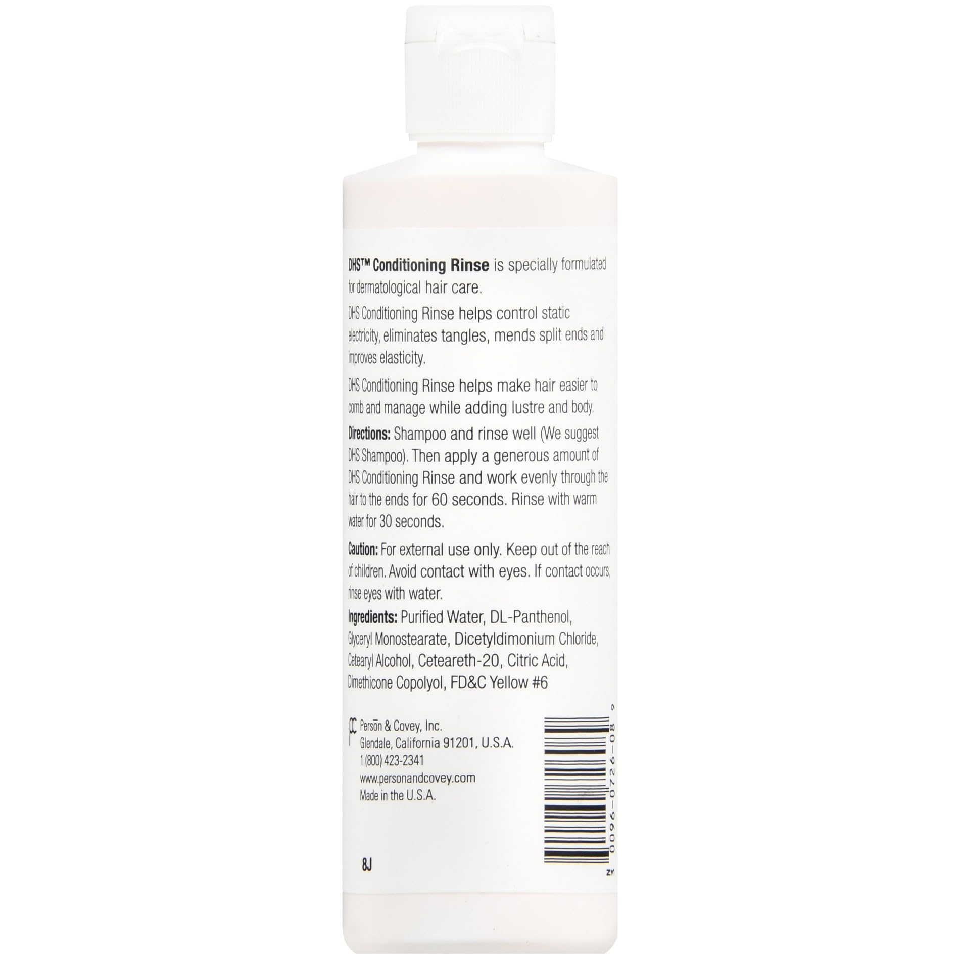 Badger DHS Conditioning Rinse Fragrance Free, 24 Fluid Ounce