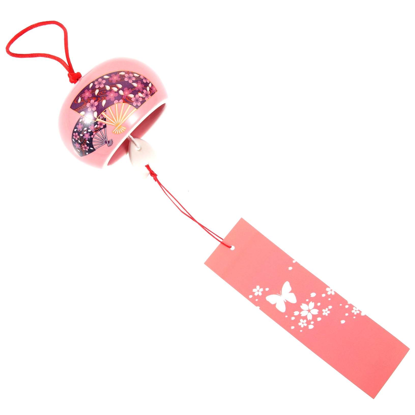 2pcs Japanese Ceramic Wind Chimes Festival Wind Chime Wind Chime for Garden Ceramic Craft Ornaments Window Wind Chimes Decorative Wind Chime Wind Chime for Home Decor Wind Bells