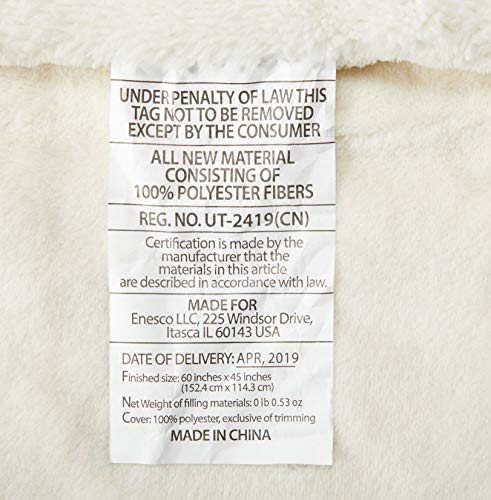 Department 56 Snowpinions Dog SnowThrow Blanket, 60 Inch, Multicolor